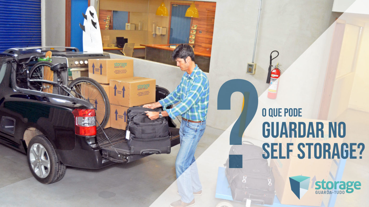 O que pode guardar no self storage? | Storage Guarda Tudo